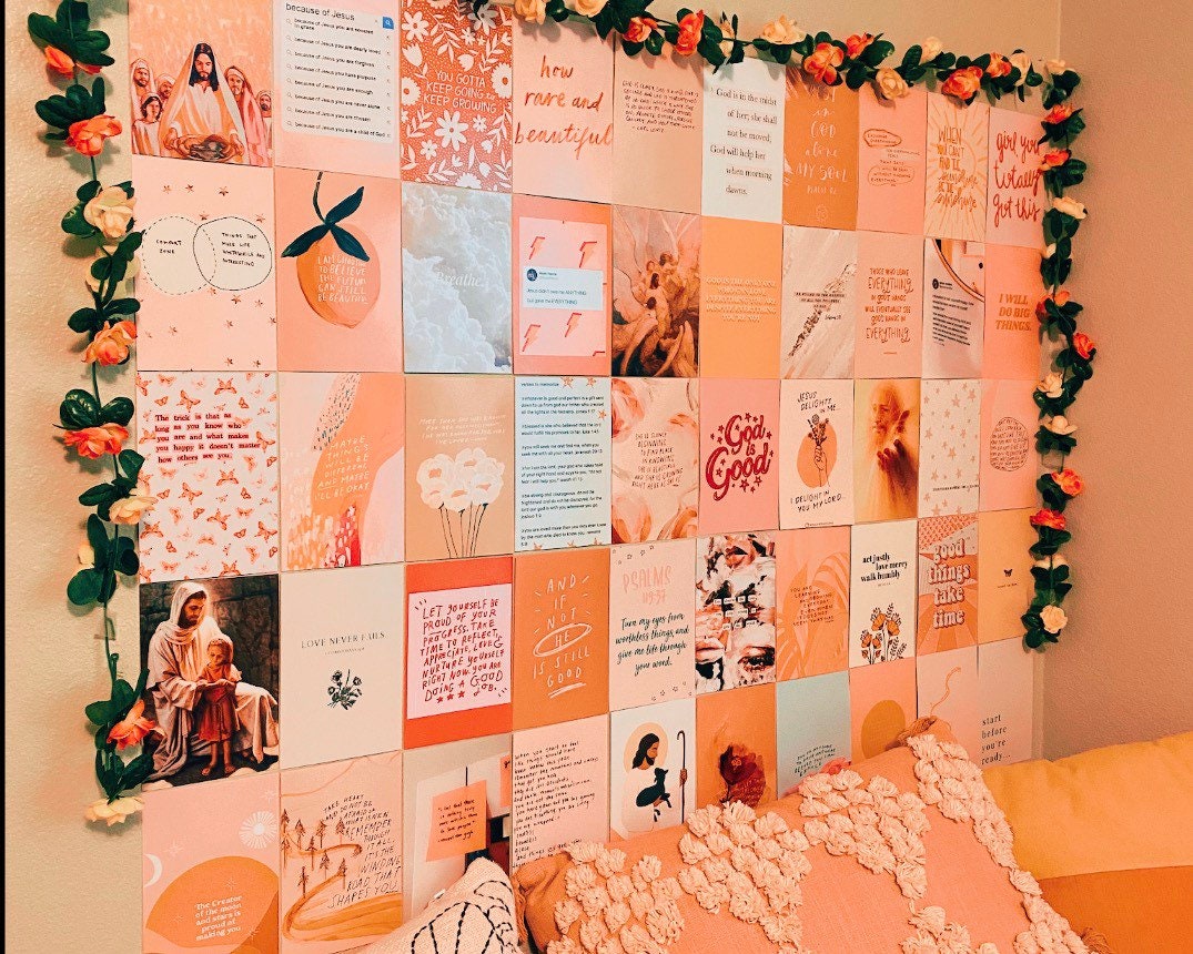 50 image CHRISTIAN COLLAGE KIT soft colors collage kit wall | Etsy