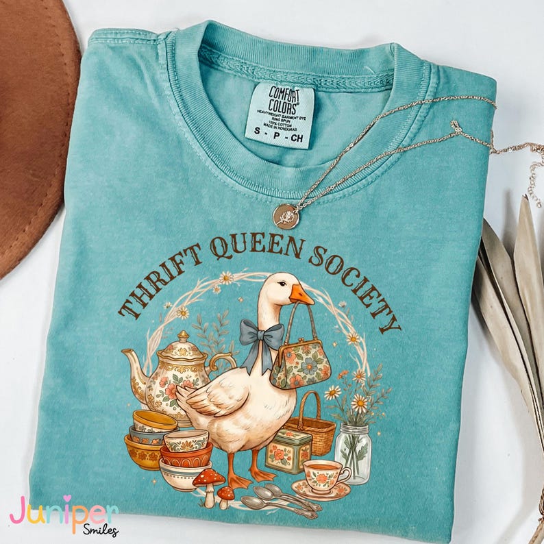 Thrift Queen Society Goose PNG, Flea Market Design (digital Download ...