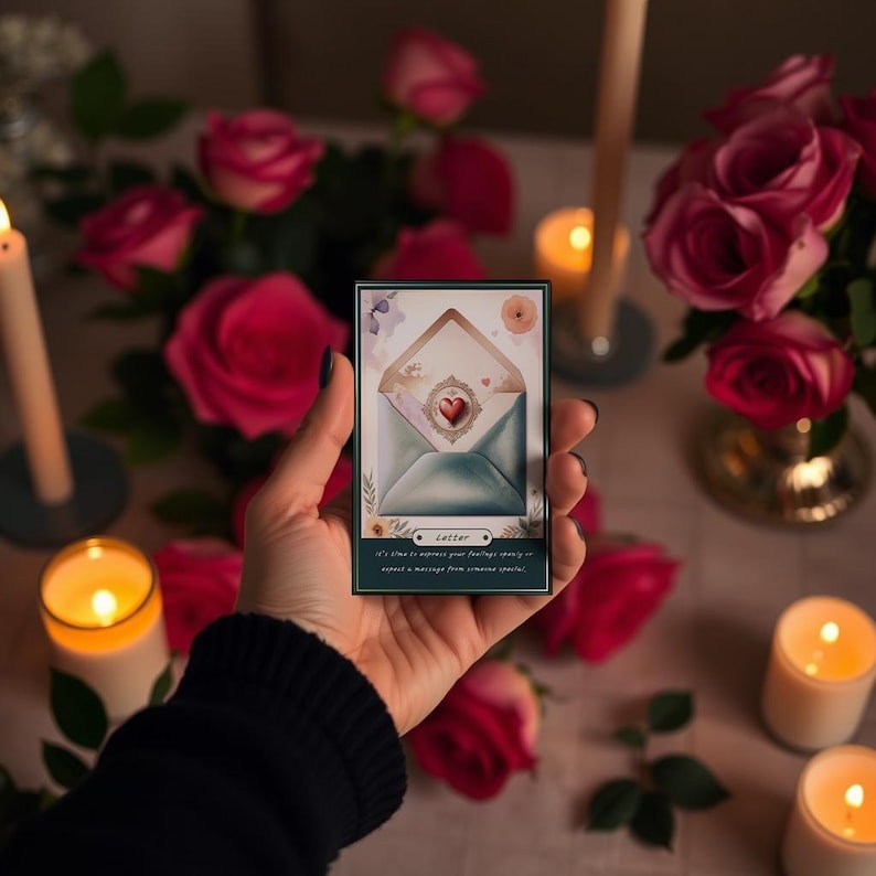 Love Oracle Printable Card Deck - 32 Beautifully Designed Watercolor ...