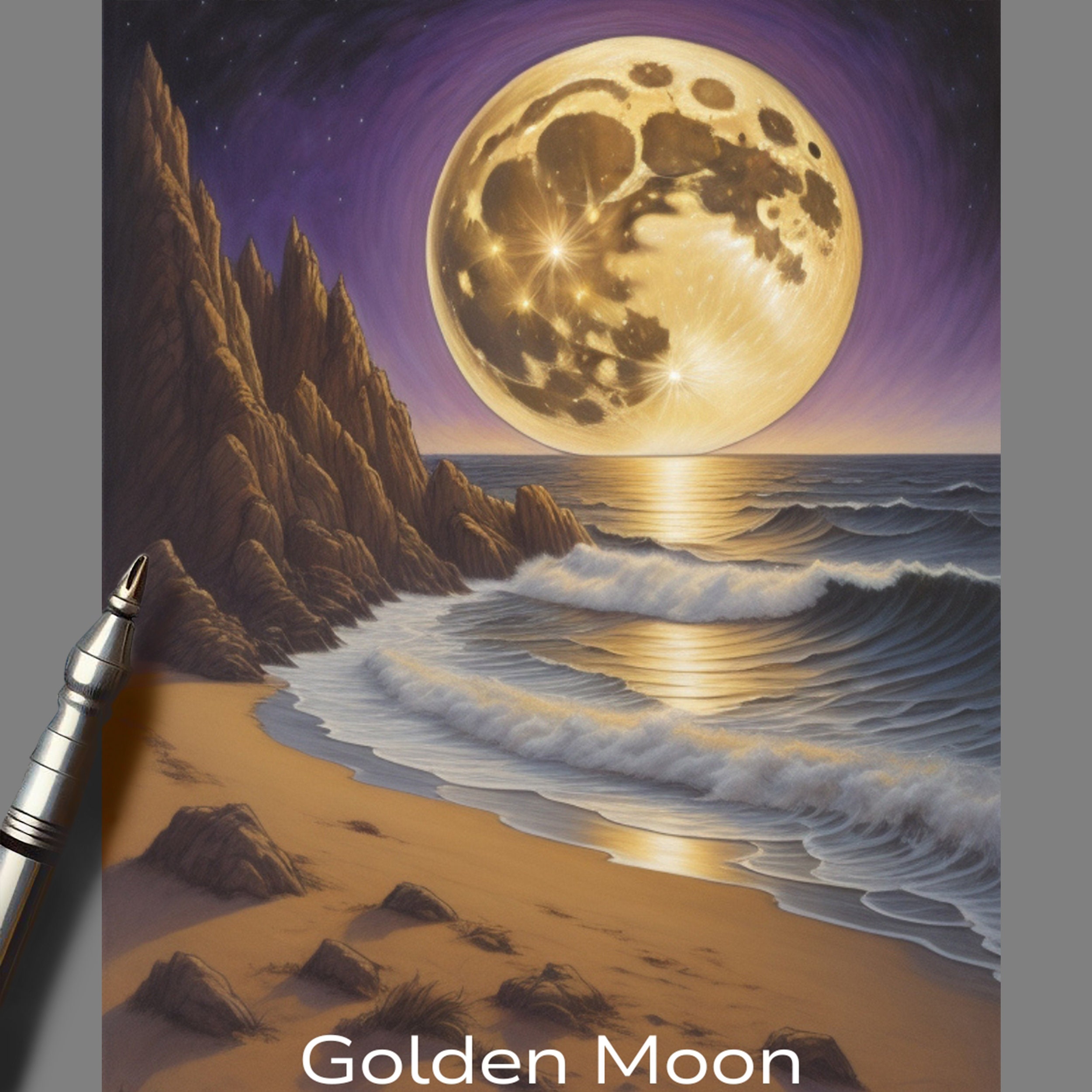 Printable Moon Cards - 24 Moon Phases Oracle Deck - Instant Download - Etsy