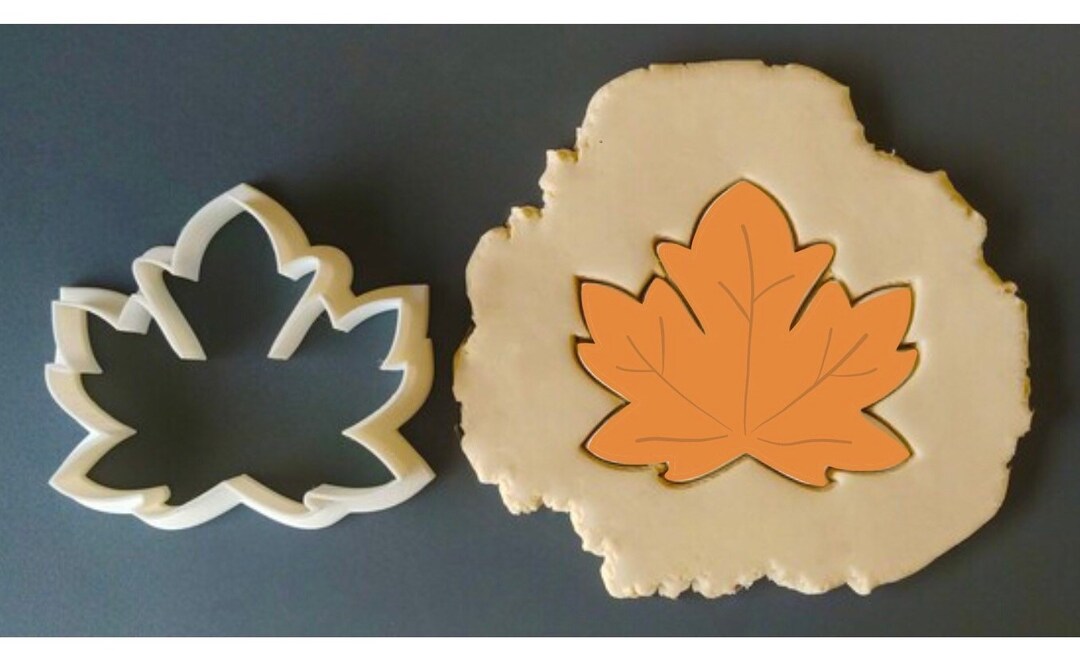 Fall Leaf Cookie Cutter - Fondant Cutter - Etsy