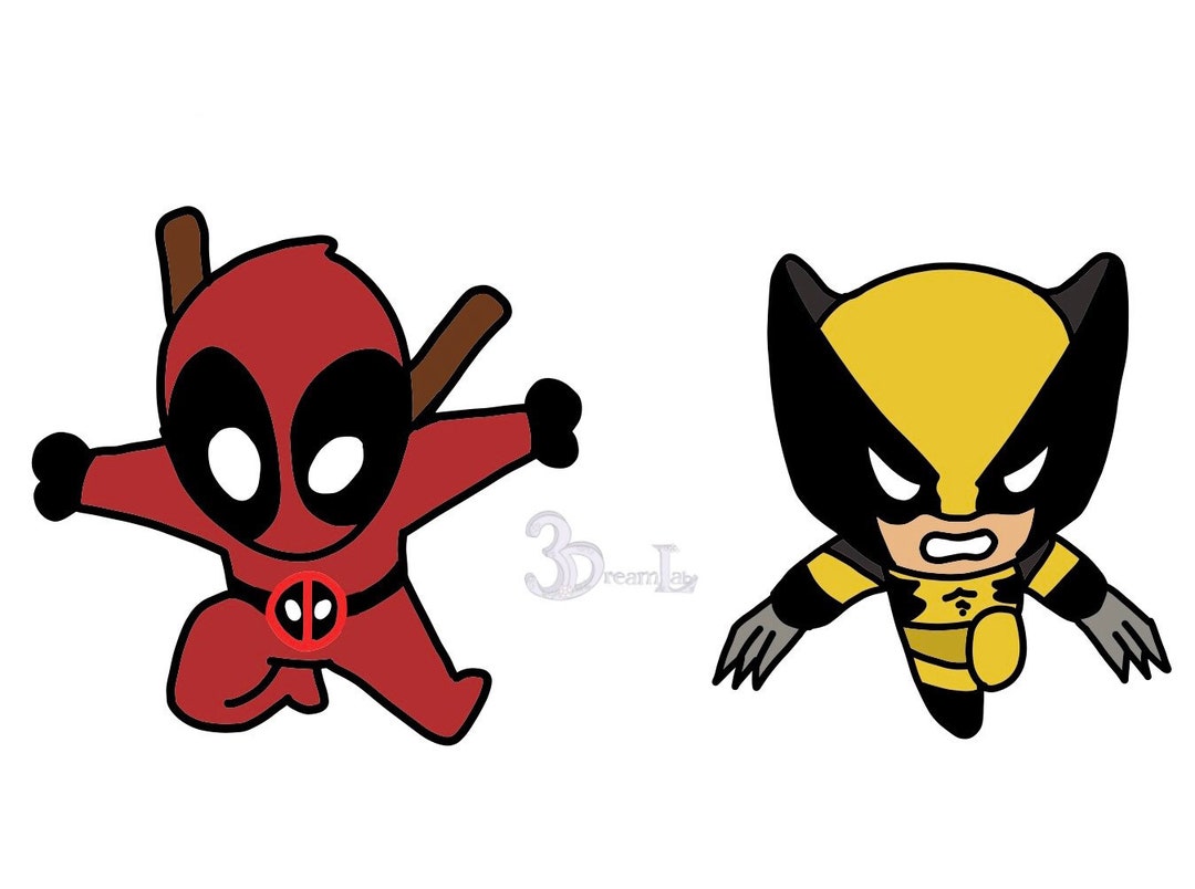 Deadpool - Wolverine - Cookie Cutter - Stamp - Etsy