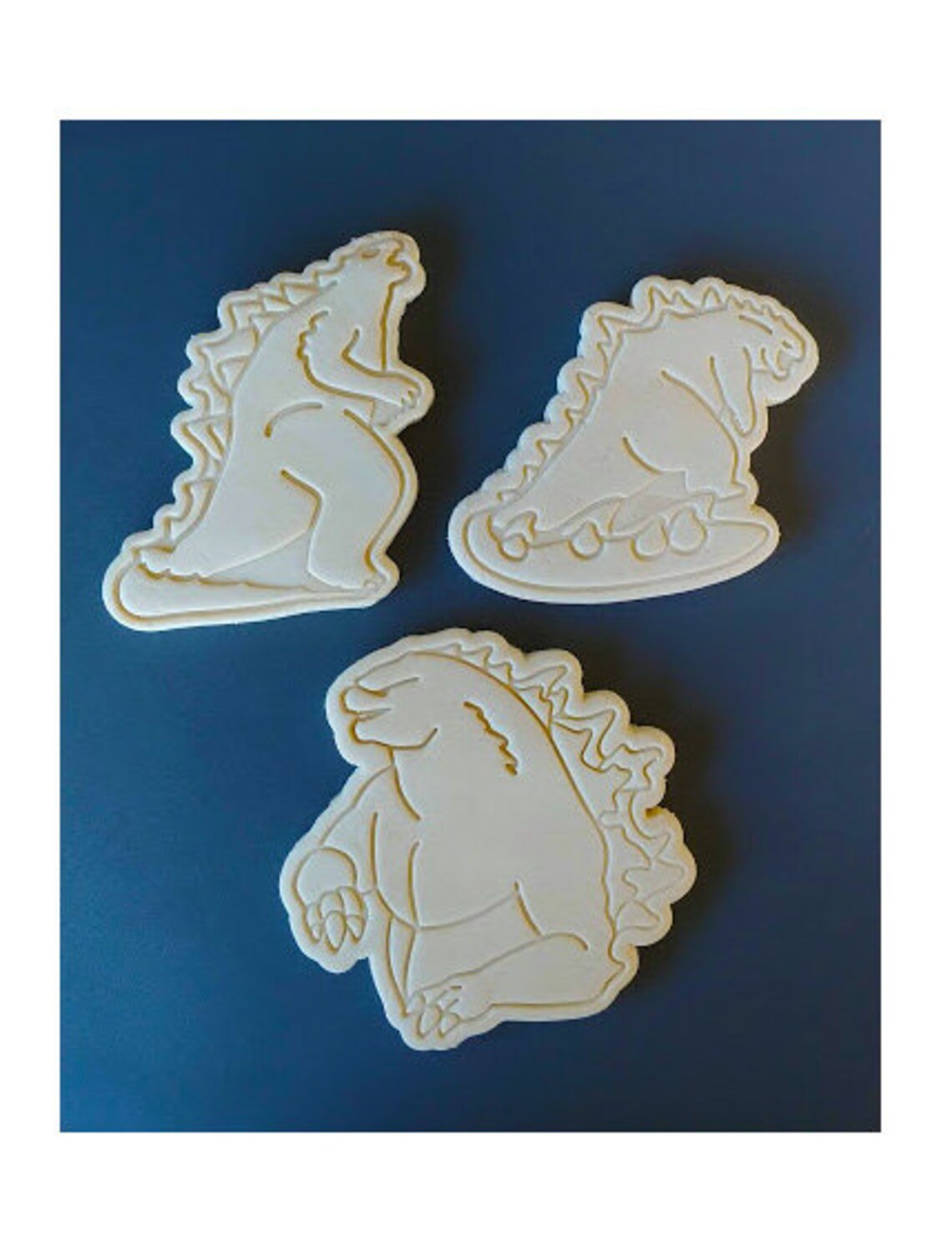 Godzilla - Detailed Cookie Cutters - Stamp - Fondant Cutter - Etsy