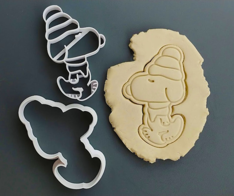 Snoopy Christmas Cookie Cutters Fondant Cutter - Etsy