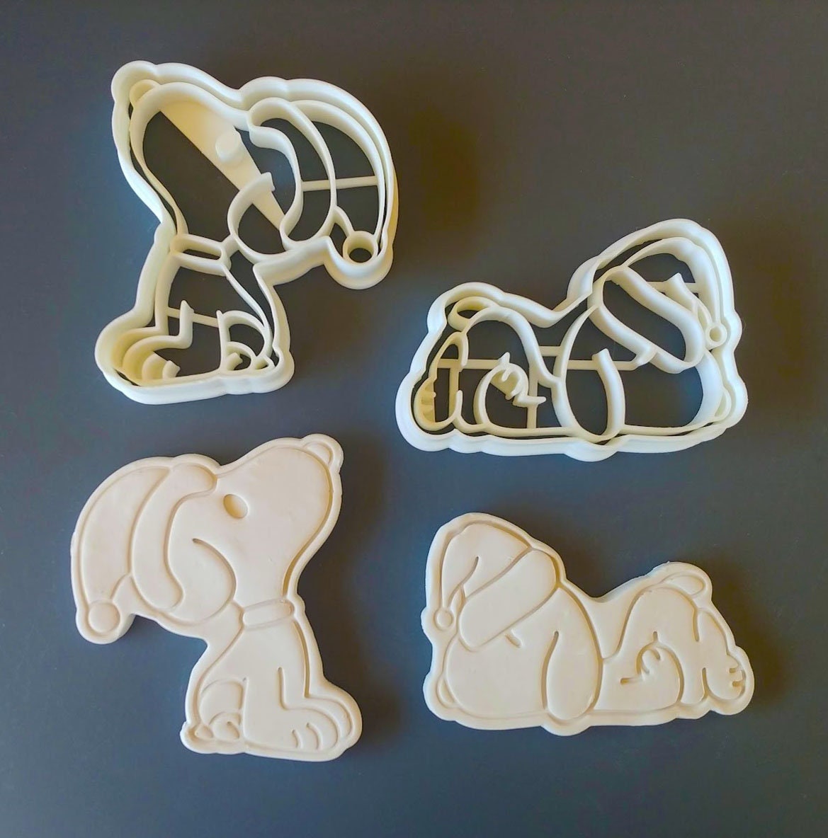 Snoopy Christmas Cookie Cutter Fondant Cutter - Etsy