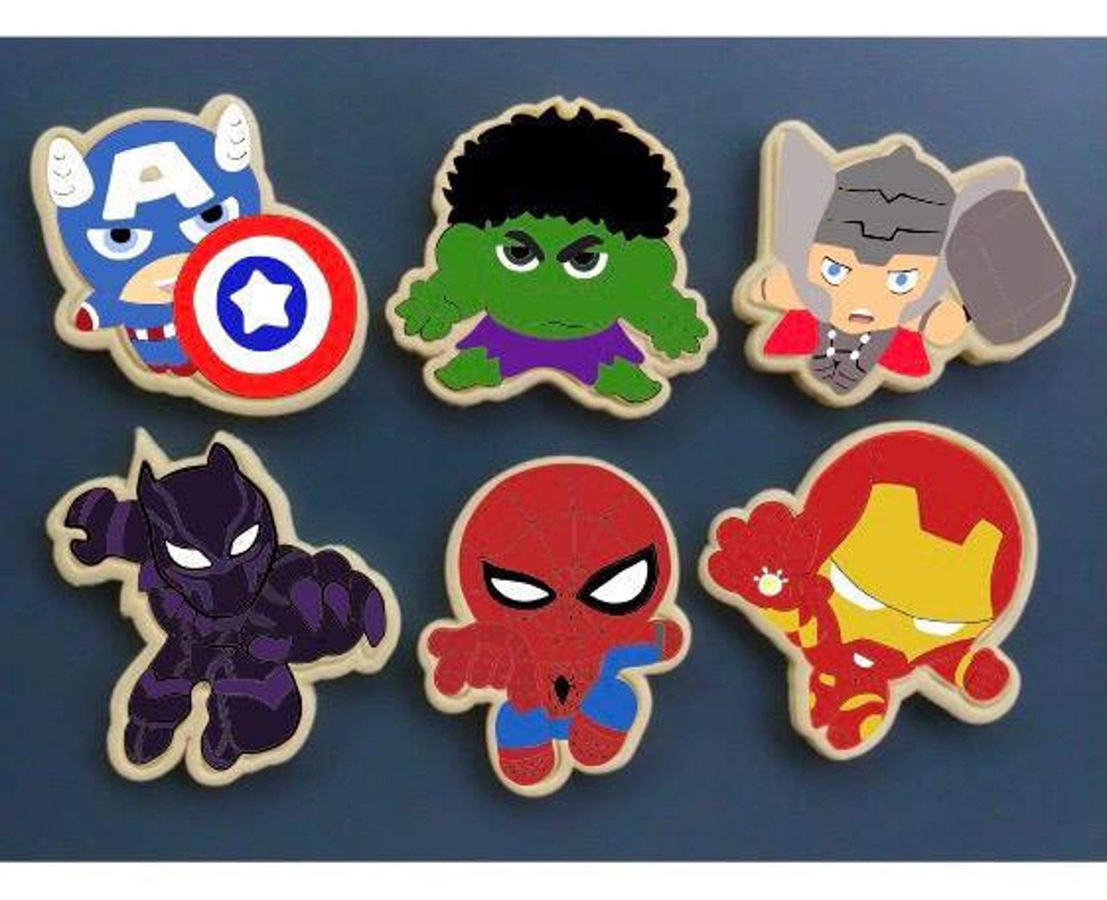 Marvel Super Hero Cookie Cutters - Etsy