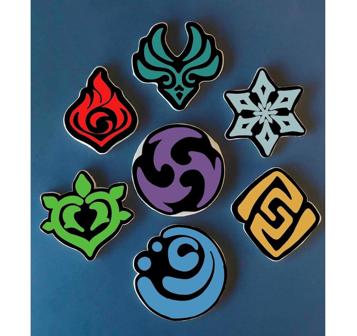 Genshin Impact Symbols Cookie Cutter Fondant Cutter | Etsy
