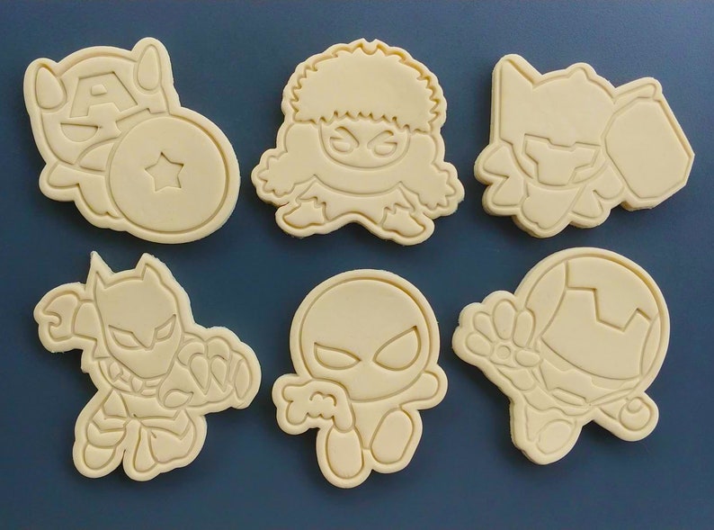 Marvel Super Hero Cookie Cutters - Etsy