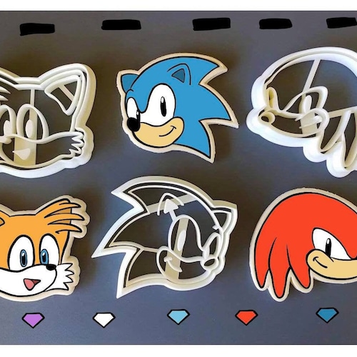Sonic Plastic Fondant Cutter - Etsy
