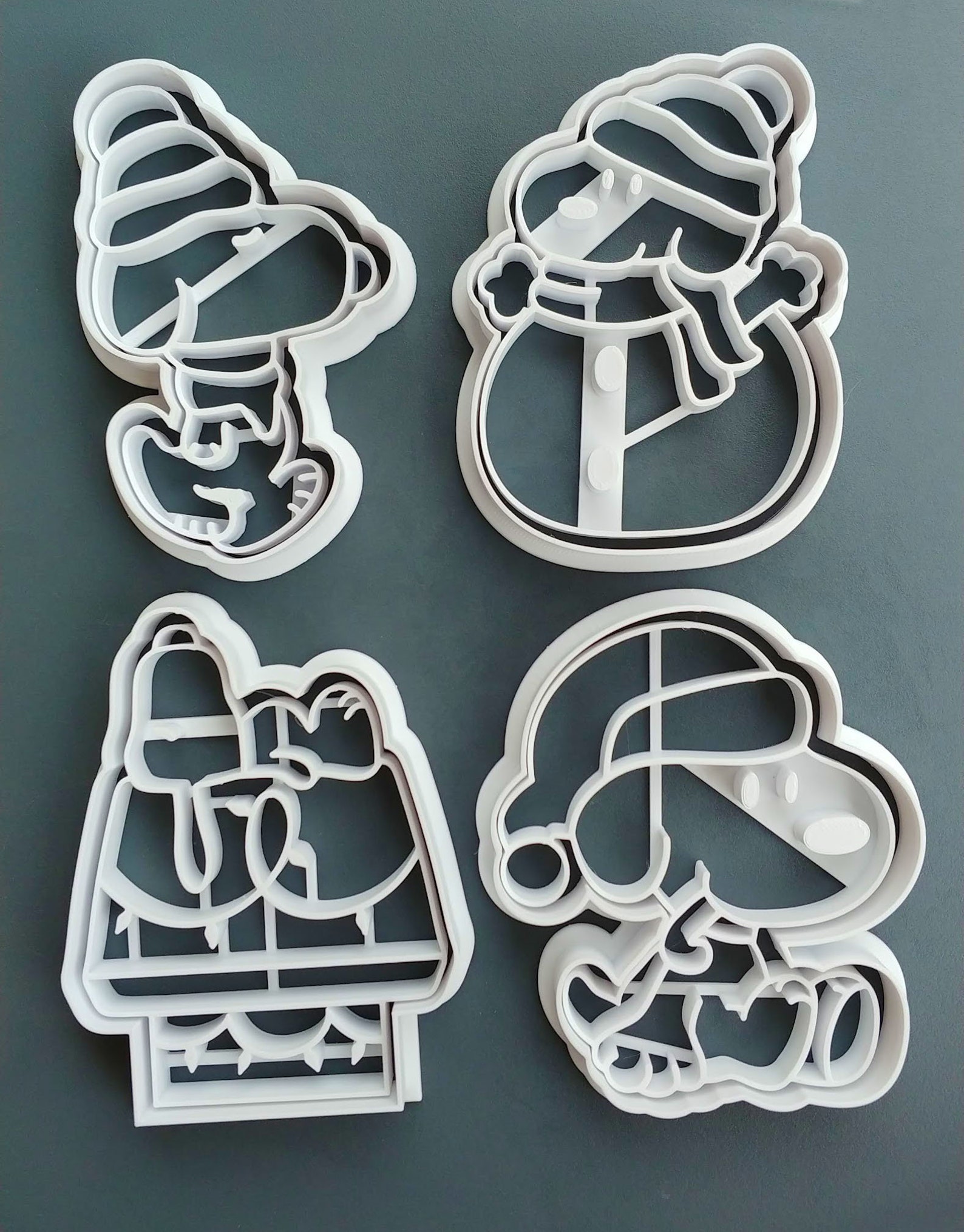 Snoopy - Christmas - Cookie Cutters - Fondant Cutter - Etsy