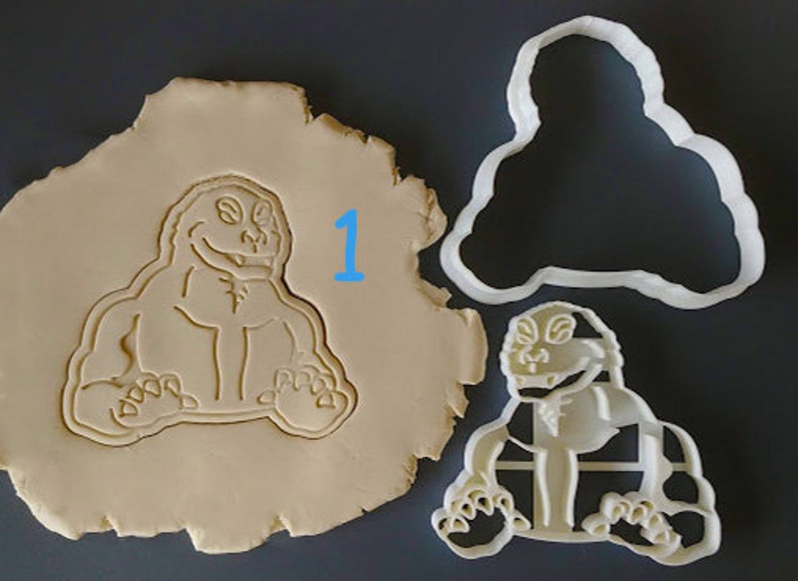 Godzilla - Detailed Cookie Cutters - Stamp - Fondant Cutter - Etsy