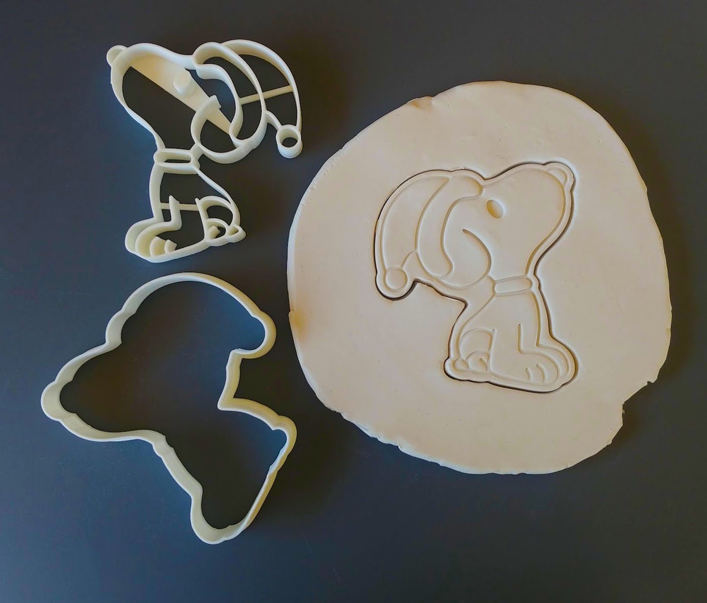 Snoopy Christmas Cookie Cutter Fondant Cutter - Etsy