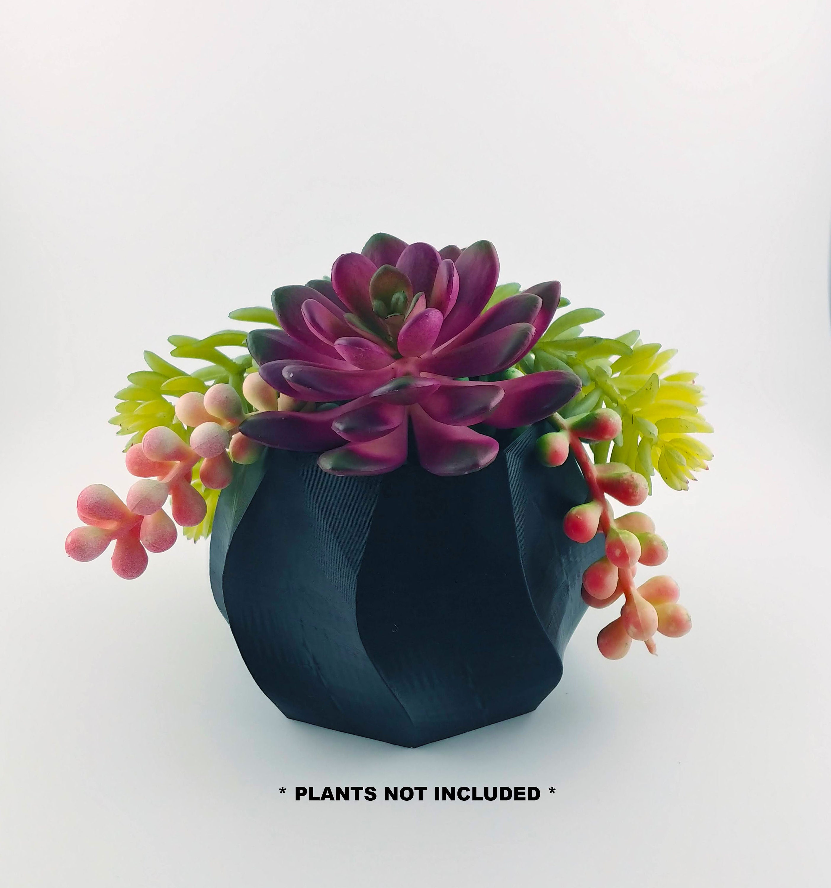 3D Printed Planter Mini Succulent Planter Modern Planter - Etsy