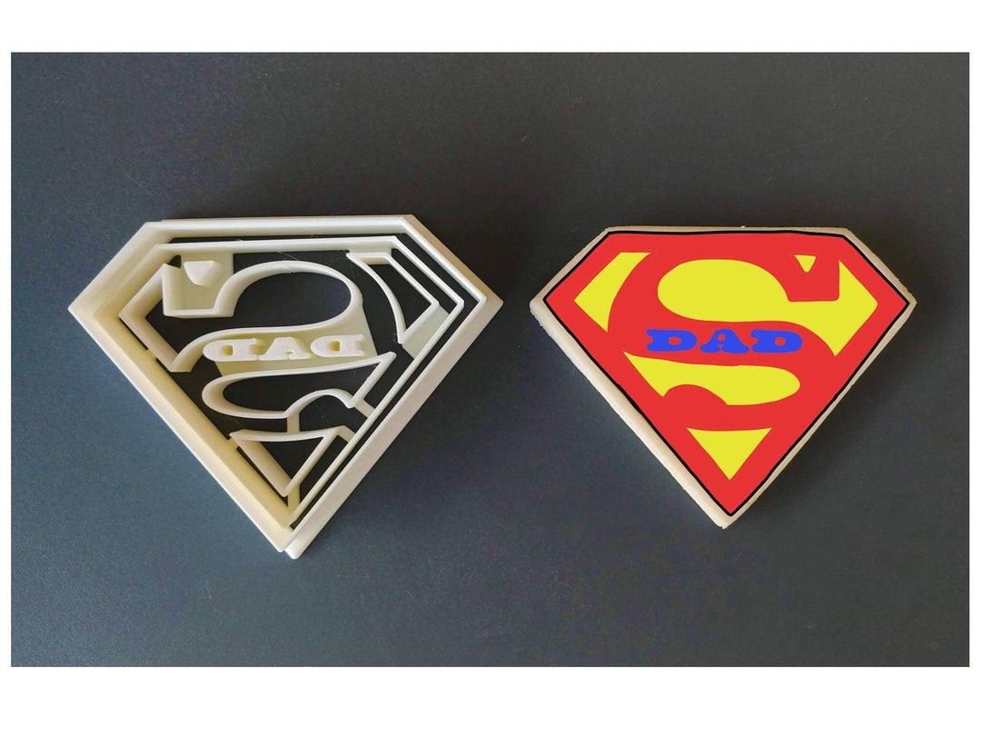Super Dad - Cookie Cutter - Fondant Cutter - Stamp - Etsy