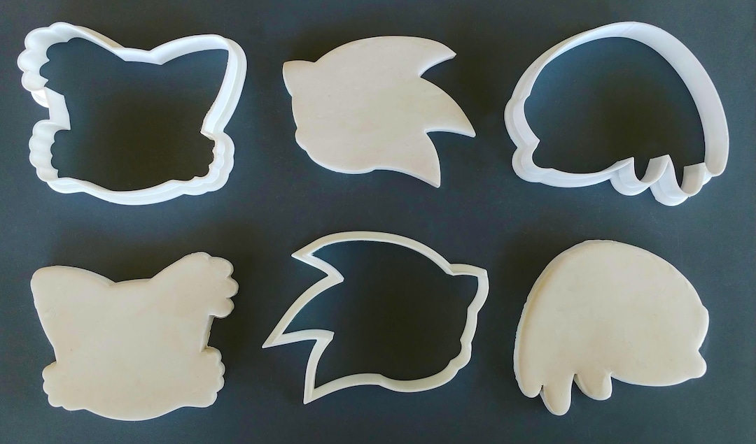 Sonic - Cookie Cutters - Fondant Cutter - Play Dough Cutter - Etsy