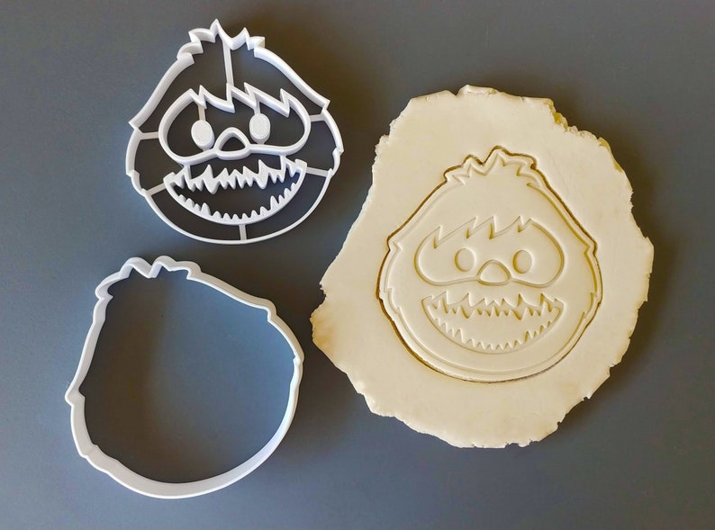 Rudolf Abominable Snowman Cookie Cutter Fondant Cutter Etsy