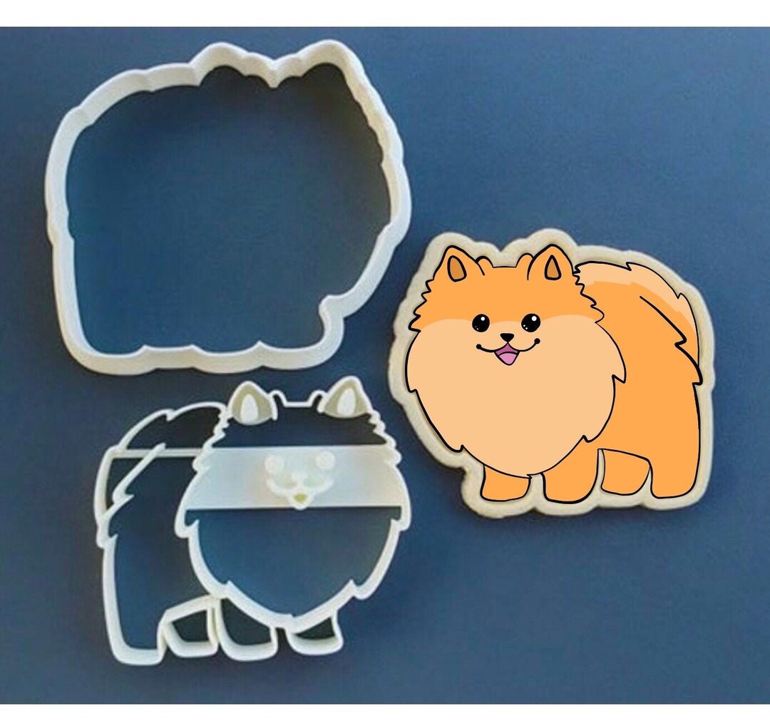 Pomeranian - Dog - Cookie Cutter - Stamp - Etsy