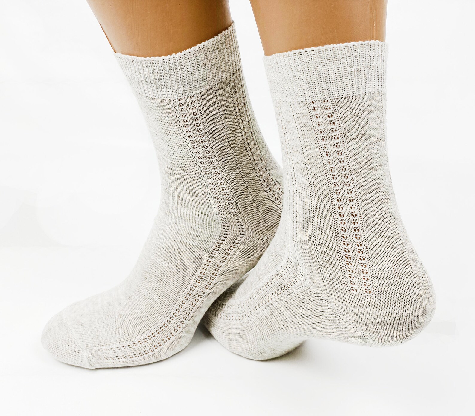 Thin Breathable Organic Linen Socks for Women Pack of 3 pairs | Etsy