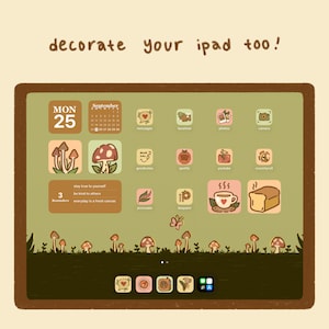 ORIGINAL Cottagecore / Fall Aesthetic App Icons | Hand Drawn | Ios and ...