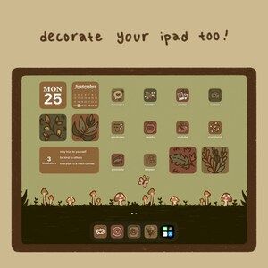 Cozy Cottagecore / Fall Aesthetic App Icons | Hand Drawn | Ios and ...