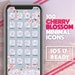 Cherry Blossom App Icons Pack Minimal Ios 17 Ready Free - Etsy
