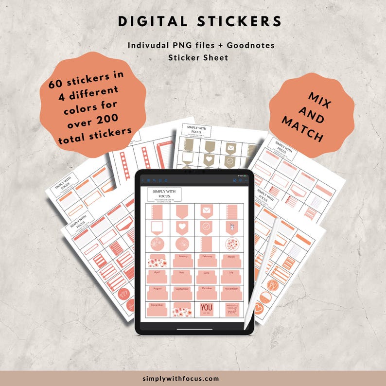 Pink Floral Digital Planner for Goodnotes & Notability | Faith-based ...
