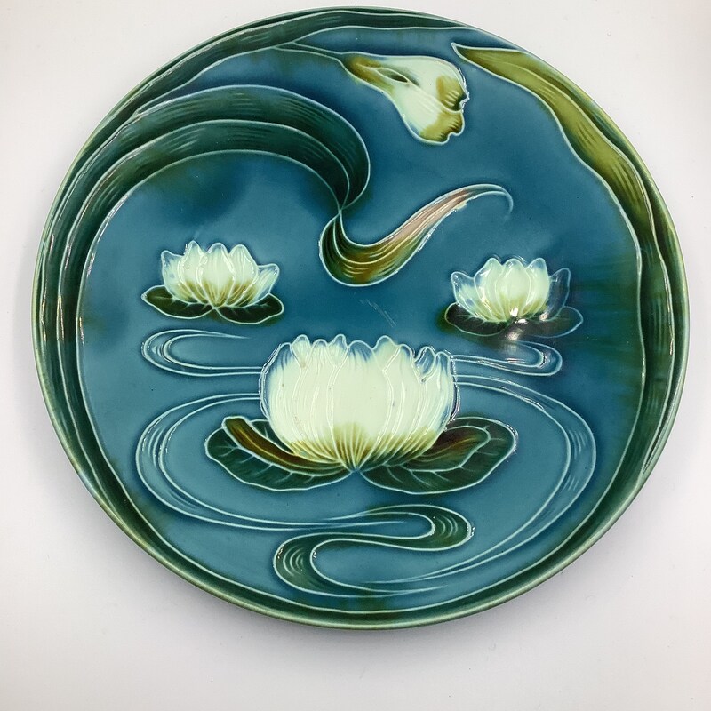 Water Lily Plate - Etsy