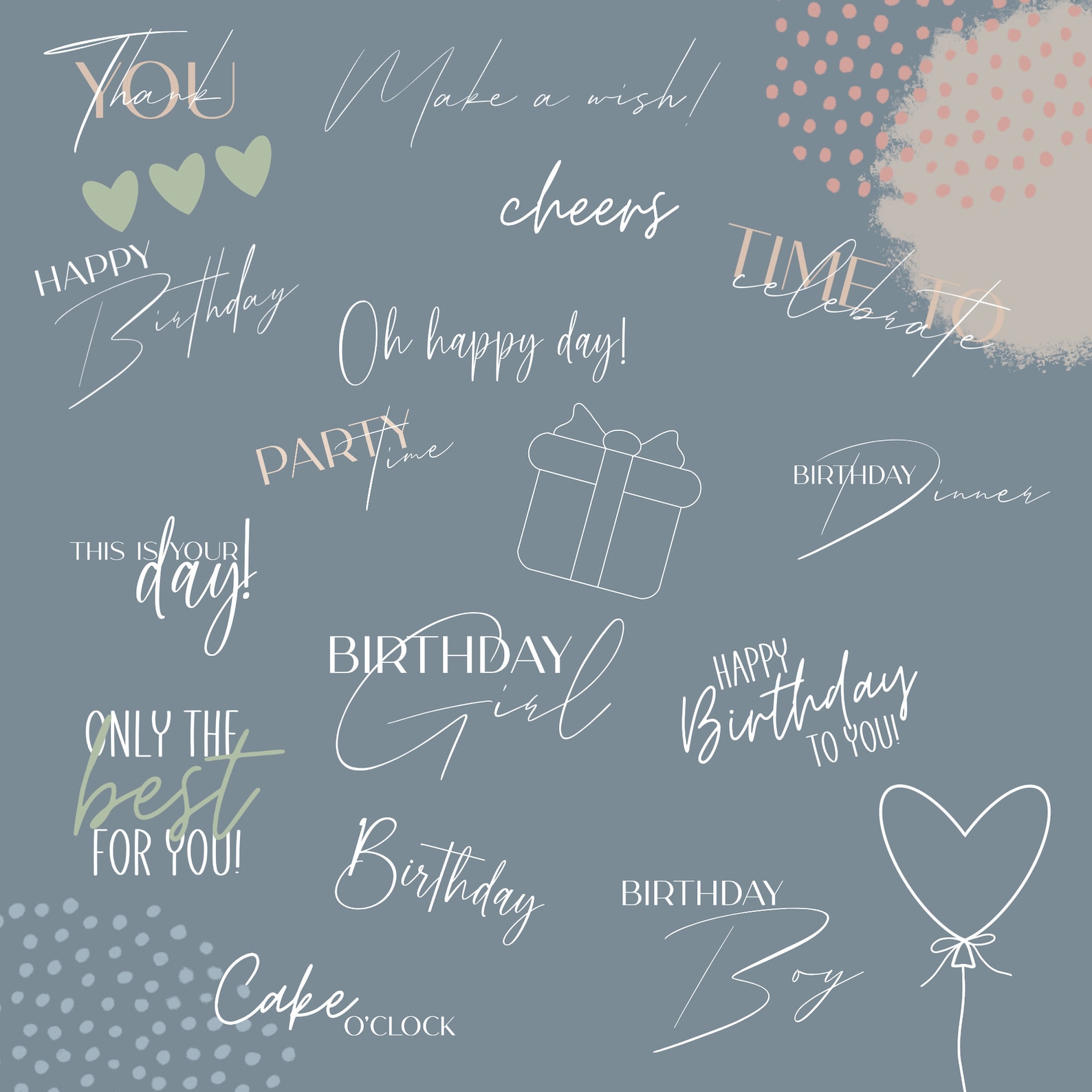 80 Instagram Story Sticker Birthday Geburtstag | Etsy