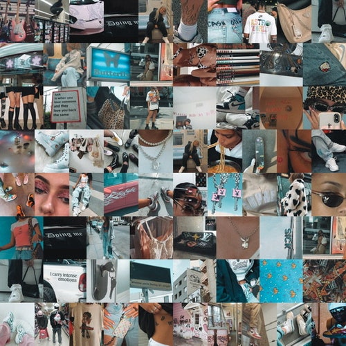 Boujee Black And White Aesthetic Wall Collage Kit Digital Etsy Canada