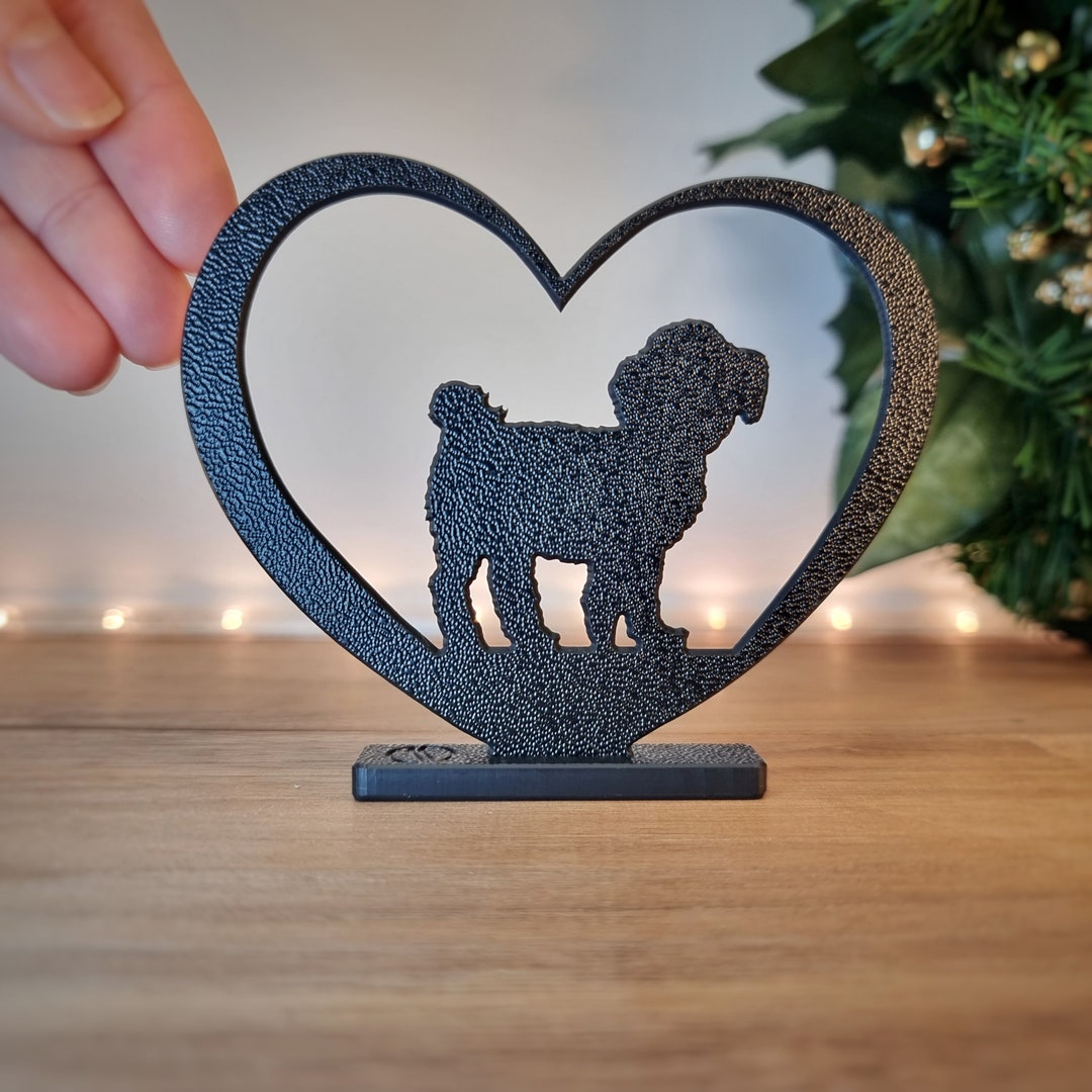 Cavapoo Shadowheart | Gorgeous Gift for a Dog Lover | Silhouette ...