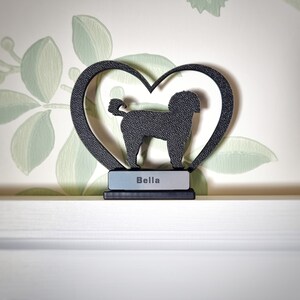 Cockapoo Shadowheart Gorgeous Gift for a Dog Lover Heart Silhouette ...