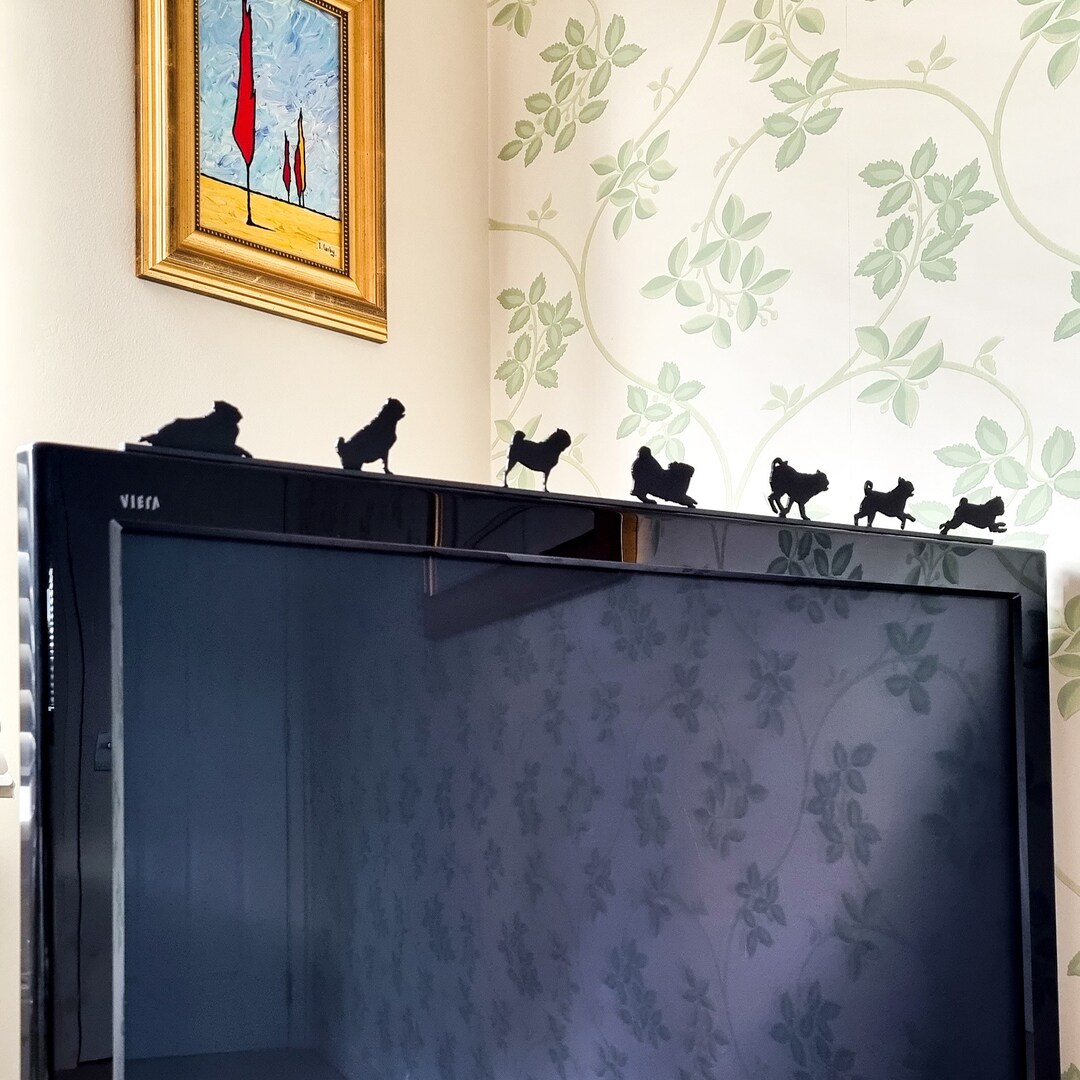 Pug (7 Pce Standard Set) | Pet Silhouette Artwork Made From Recycled ...