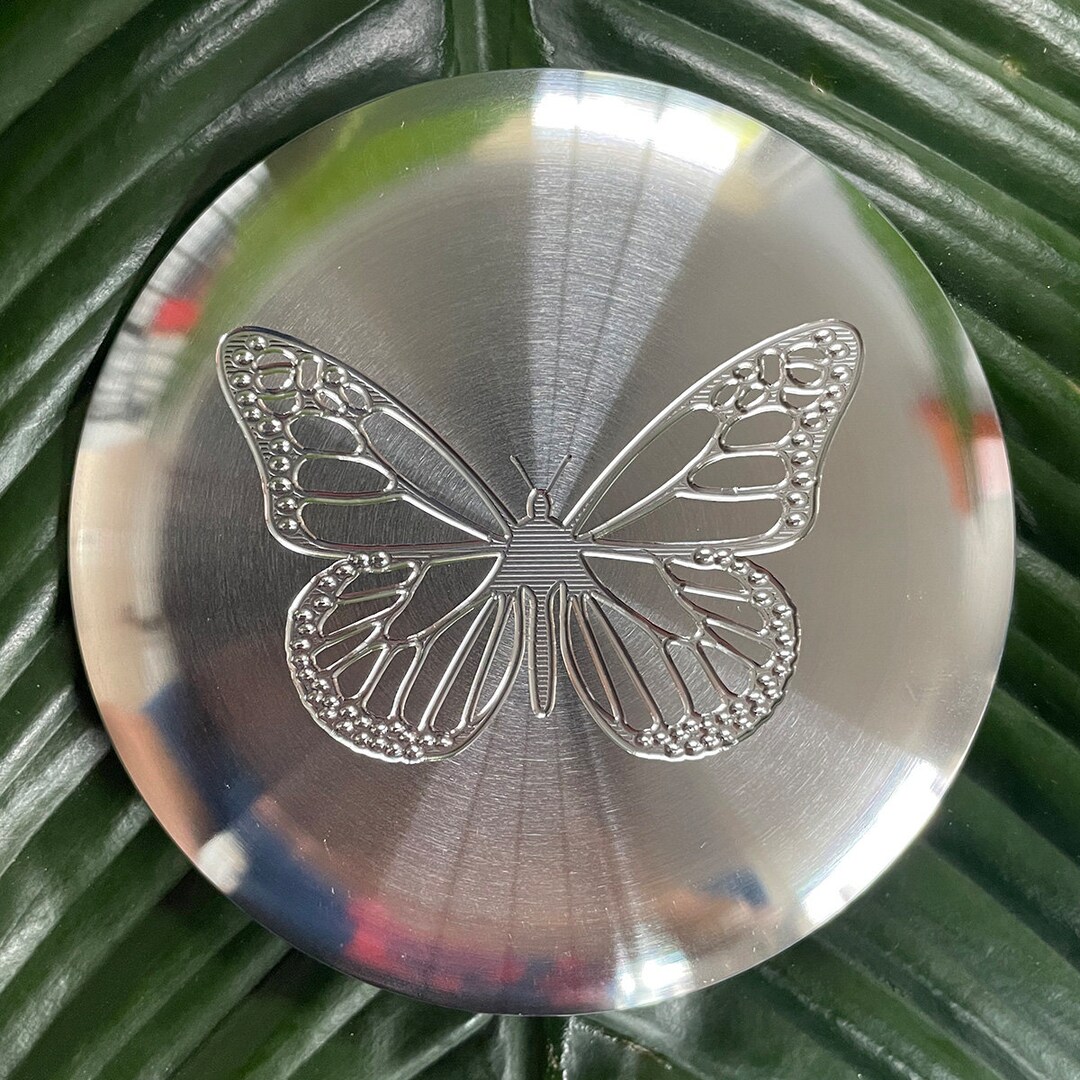 Disc Golf Aluminum Mini Marker Monarch Butterfly Engraved - Etsy