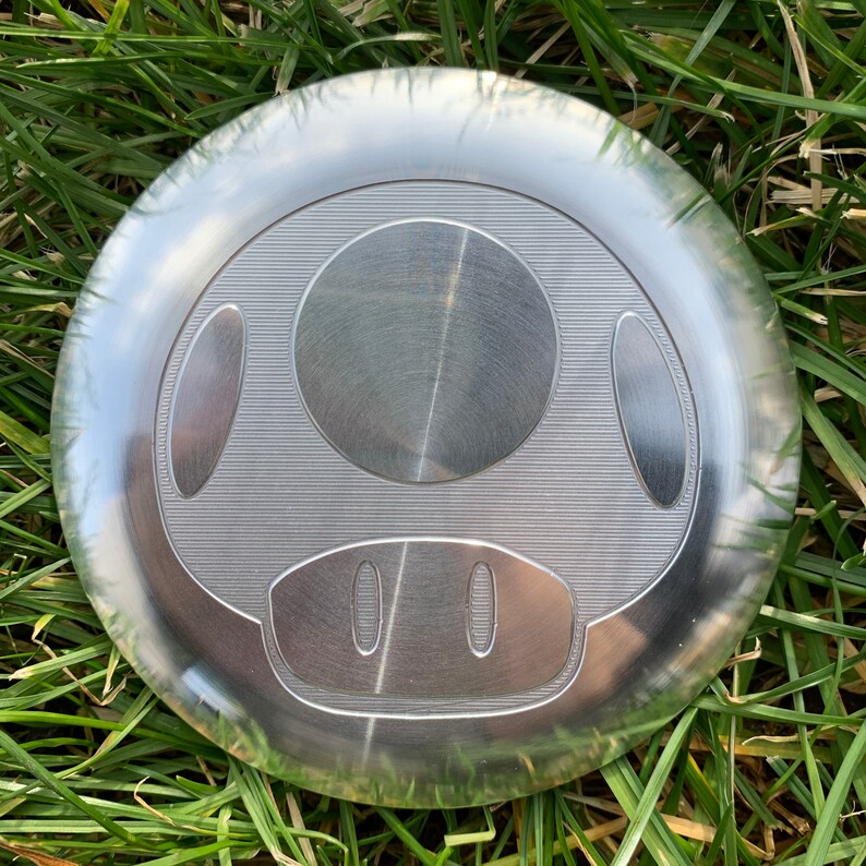 Disc Golf Aluminum Mini Marker Mushroom Super Mario | Etsy