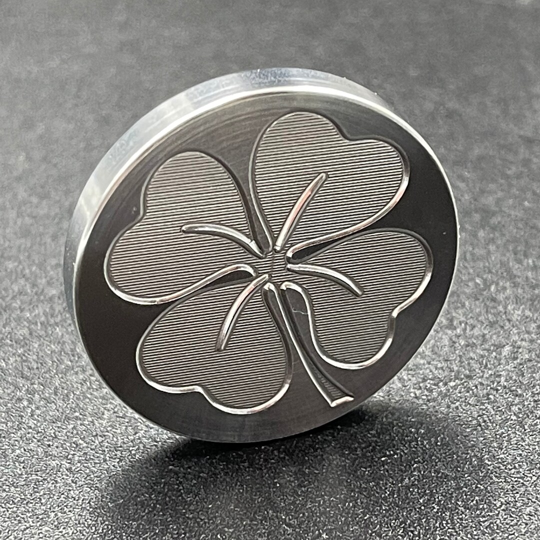 Golf Ball Marker 4 Leaf Clover Stainless Steel - Etsy