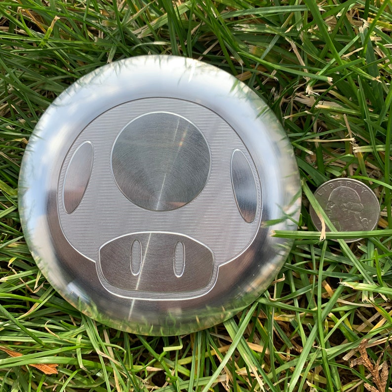 Disc Golf Aluminum Mini Marker Mushroom Super Mario - Etsy