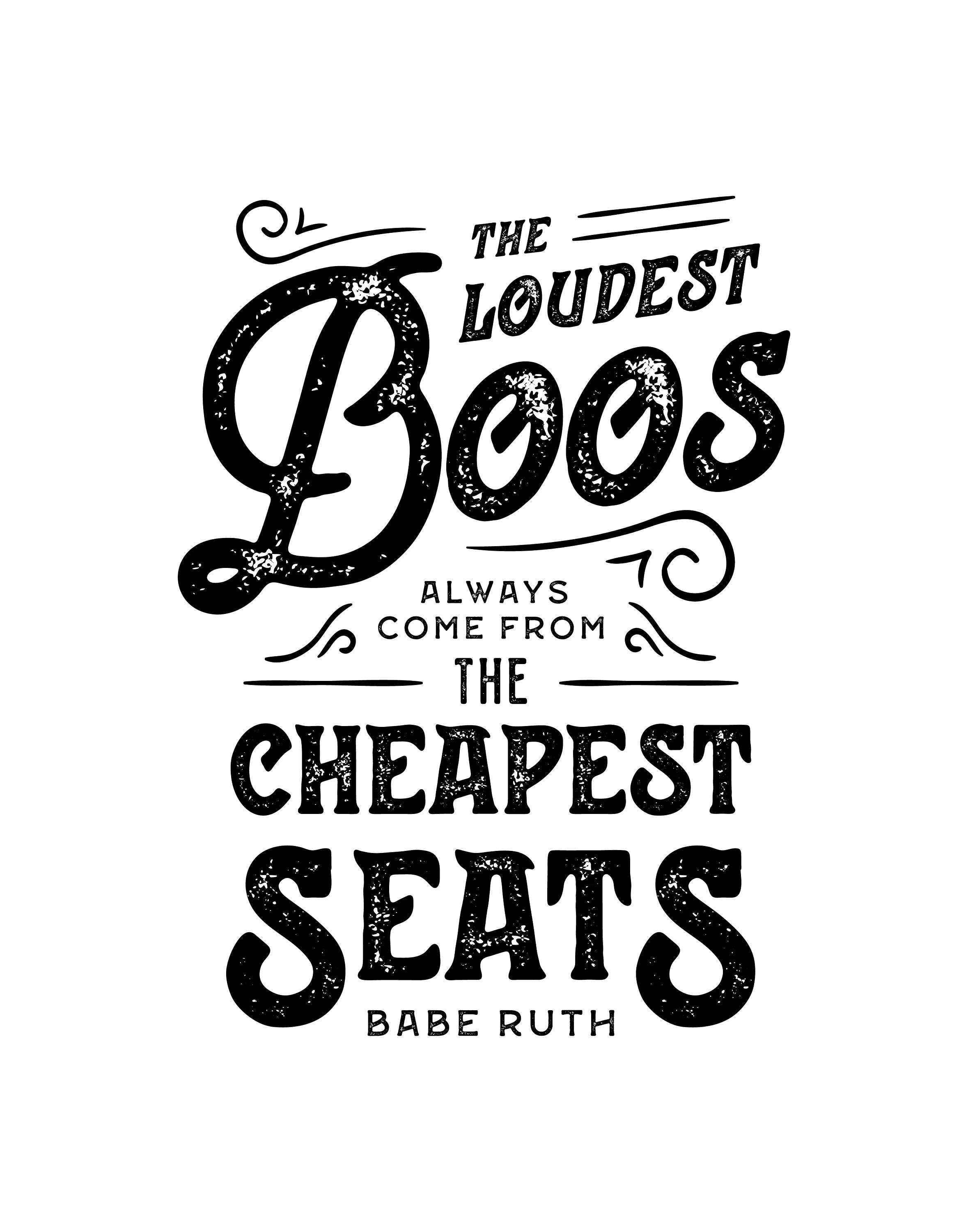 Babe Ruth Printable Quote | Vintage Series - Etsy