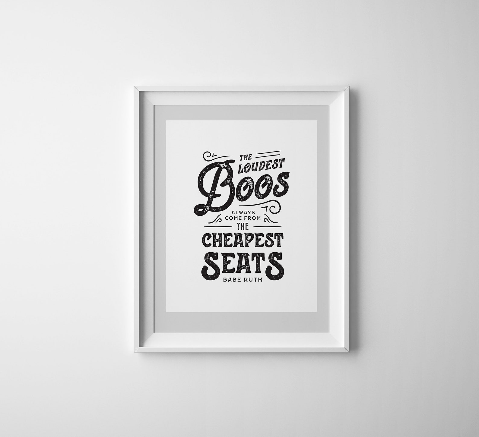 Babe Ruth Printable Quote | Vintage Series - Etsy