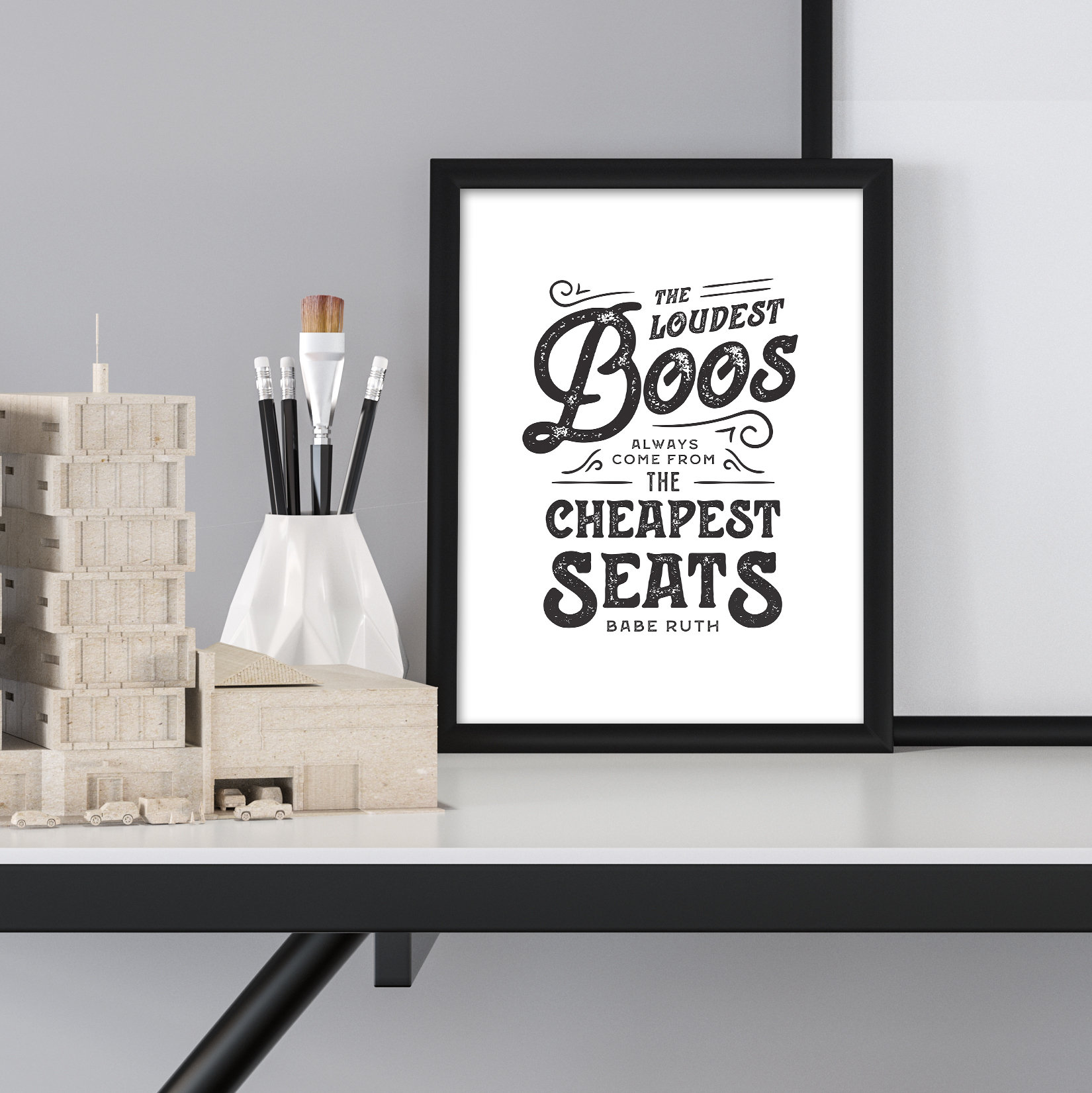 Babe Ruth Printable Quote | Vintage Series - Etsy