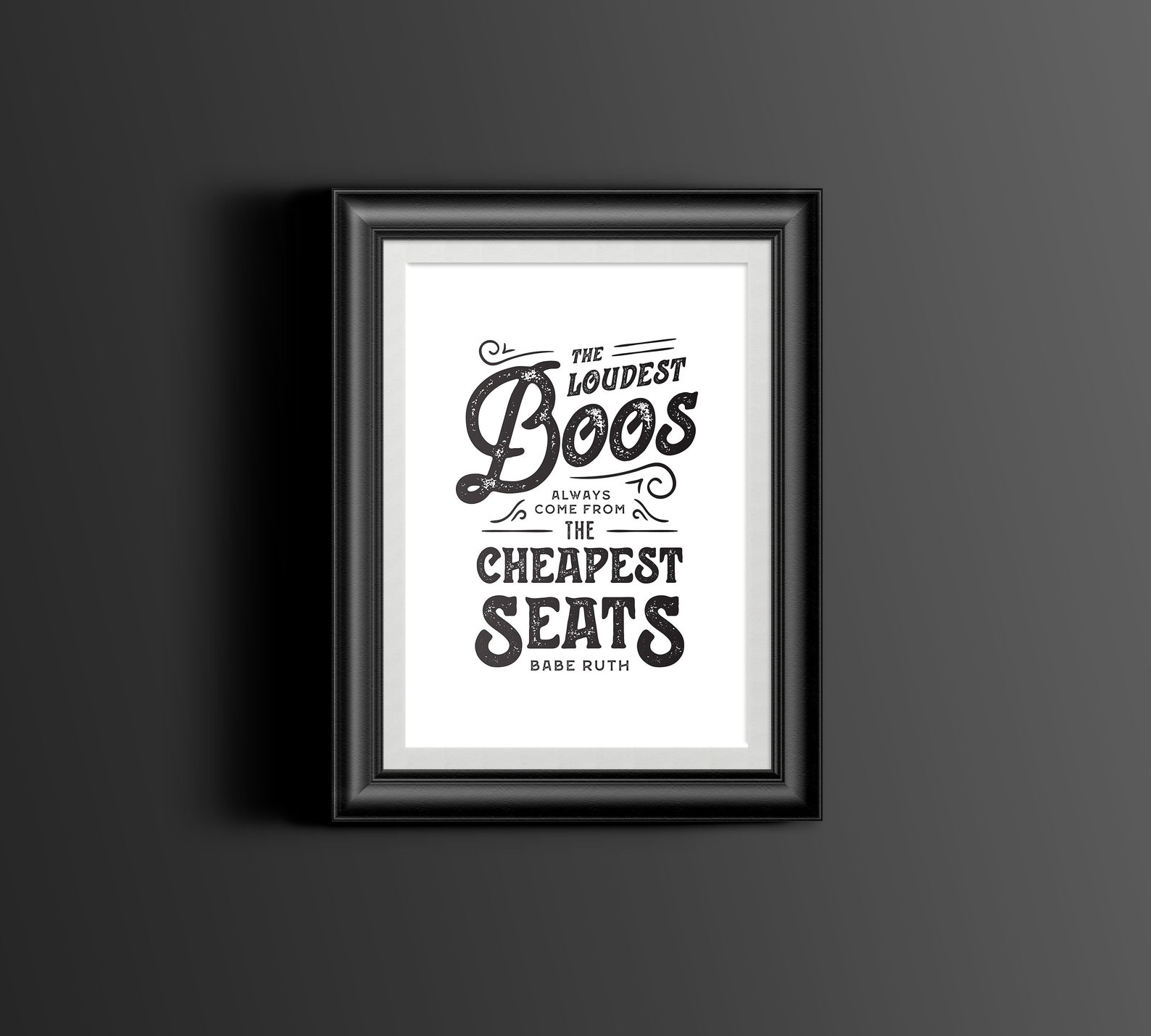 Babe Ruth Printable Quote | Vintage Series - Etsy