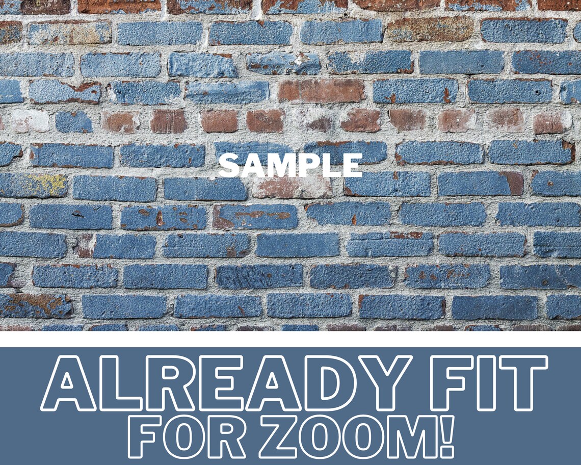 Zoom Background Download - Brick Zoom Background - Virtual Backdrop ...