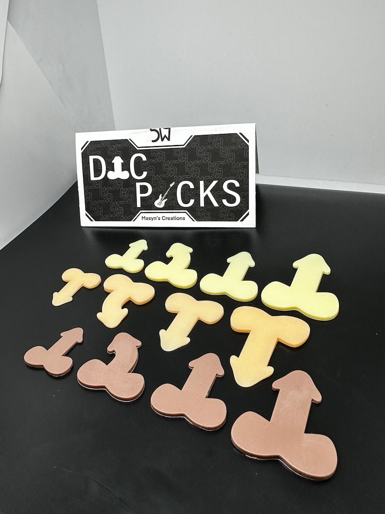 Dic Picks: Rock Hard Guitar Picks Funny Gift Guitar Pick - Etsy