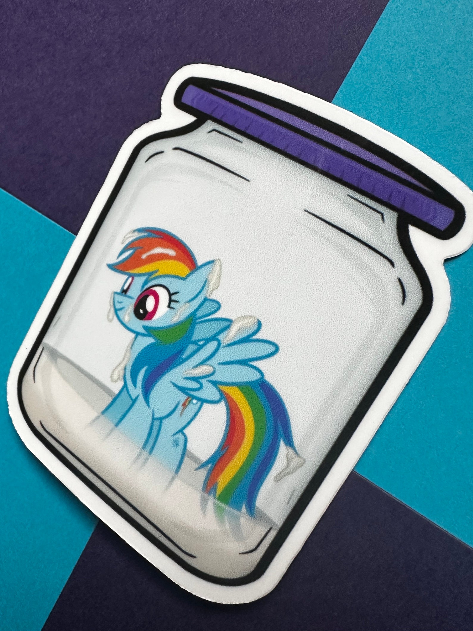 My Little Pony Jar Sticker MLP Sticker Cum Cup Cum Sticker NSFW ...
