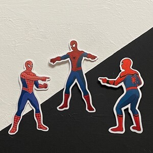 Spider-man Pointing Meme Sticker Toby Andrew Tom Spider-man No Way Home ...