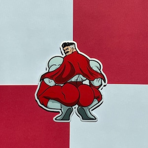 THICC Omni-man Sticker Meme Vinyl Stickers Invincible Show - Etsy