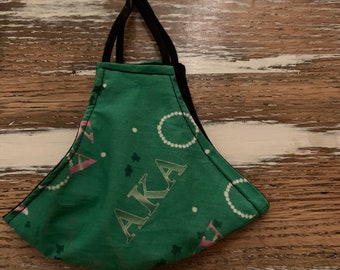 Aka Pink and Green Mask | Etsy