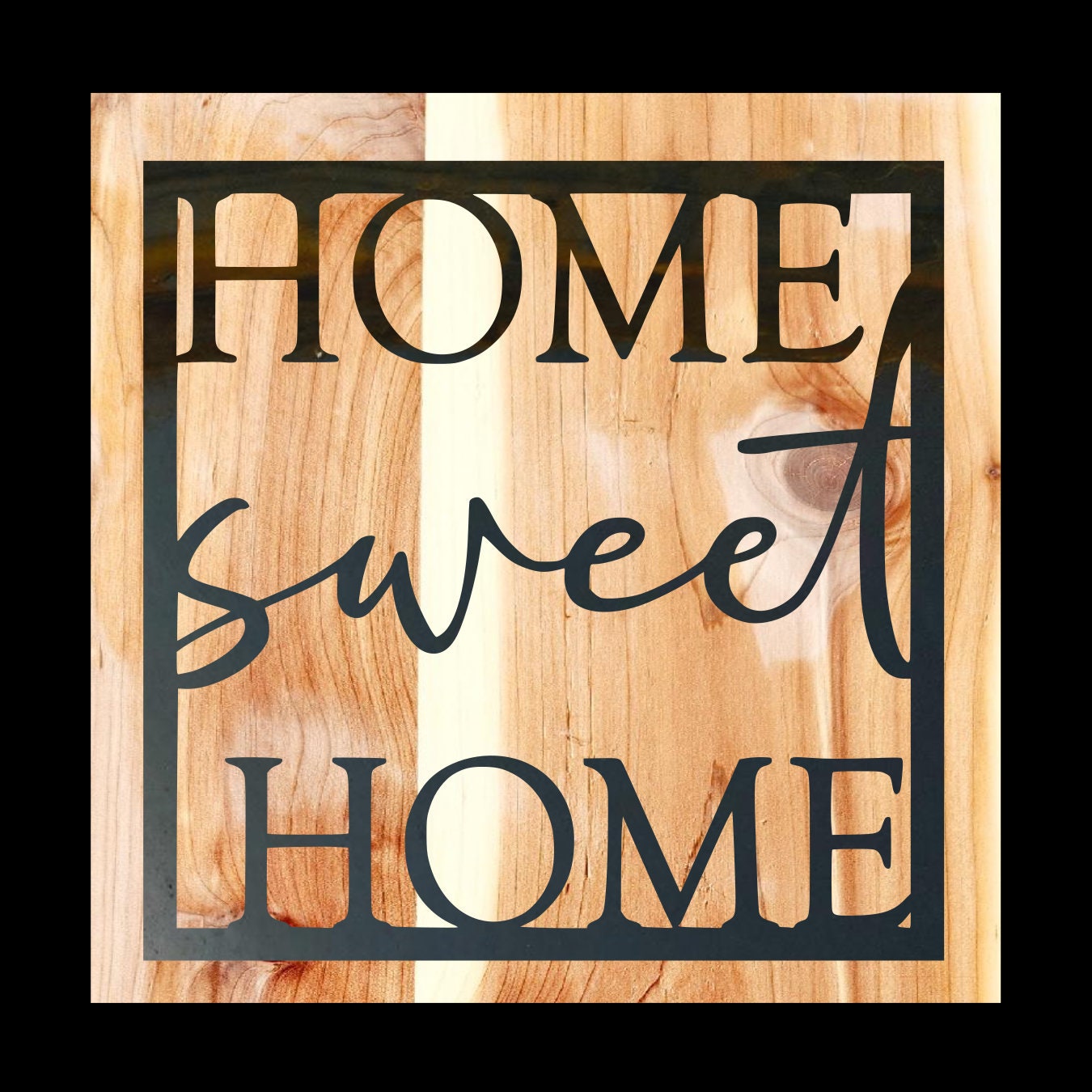 Home Sweet Home Square Metal Sign - Etsy