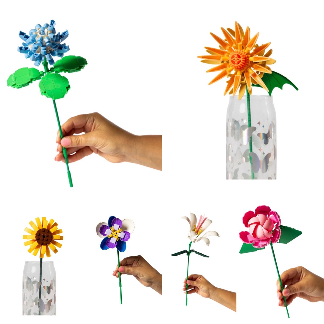 Building Block Flower Bouquets - Etsy
