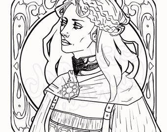 Skyrim Coloring Page - Etsy