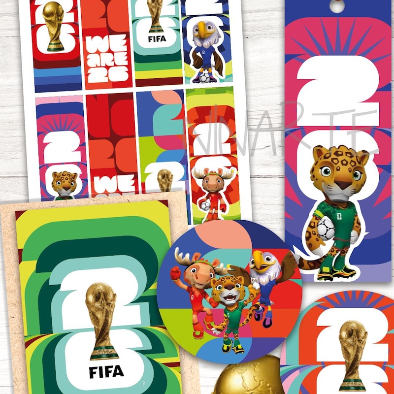 World Cup Stickers 2026 Pdf - Etsy